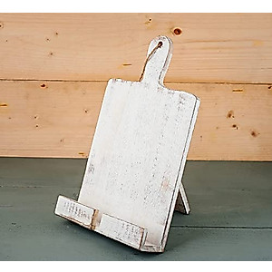 Mothers Day Gifts Wooden Cookbook Stand Chopping Board Style Foldable Recipe Book Stand Holder Easel for Kitchen Text Book Ipad Tablet L 9.5 x B 1.5 x H 14 inches WWnew0101