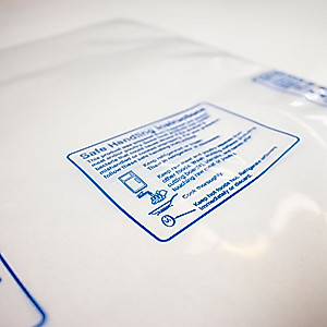 UltraSource Safe Handling Pouches, 3 mil, 12" x 20" (Pack of 500)