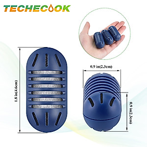 Techecook 10Pack Demineralization Cartridge Fit for HoMedics Ultrasonic Humidifier Demineralization Cartridge Filter UHE-HDC4, Eliminate White Mist|Prevent Hard Water Build-Up|Filter Mineral Deposits