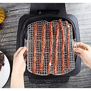 Geesta Dehydrator Rack Stainless Steel Stand Compatible with Ninja Foodi AG300, AG300C, AG301, AG301C, AG302, AG400, IG301A Ninja Foodi Grill Accessories