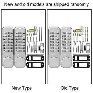 Double Sided Keyless Door Lock Lock Digits Mini Mechanical Lock Door Password Security Lock