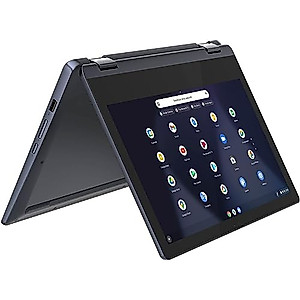 Flex 3 Chromebook 11.6" HD, Convertible Spin 2-in-1 Touchscreen Laptop by Lenovo, Mediatek MT8183(8-core CPU), Up to 2 GHz, 4GB RAM, 128GB(64GB SSD+64GB Card), Wi-Fi, USB-C, Chrome OS|Free Stylus Pen