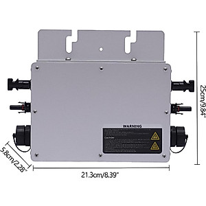 CNCEST 700W Micro Inverter Solar Grid Tie Microinverter IP65 Control Self Cooling 120/230V Automatic Identification Power Inverters,LCD Display Waterproof Solar Grid Tie Micro Inverter DC54V