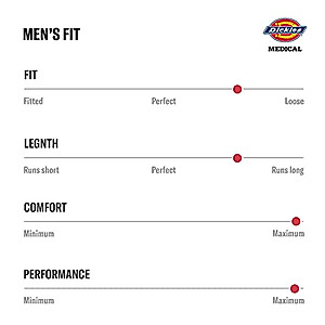 Dickies Dynamix Scrub Pants for Men with Zip Fly, Athletic-Inspired with Four-Way Stretch and Moisture Wicking DK110, L, Navy