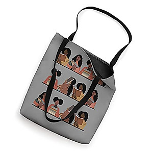 Pretty and Educated Black Women Read African American BHM Tote Bag