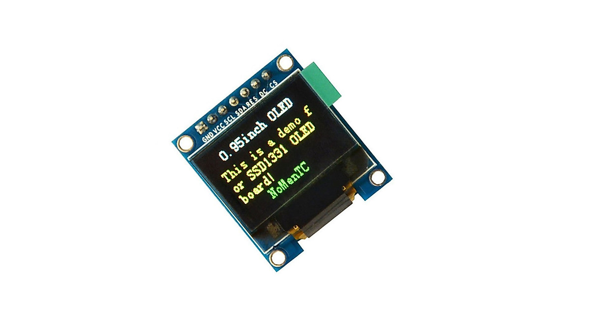 HiLetgo 0.95" Inch 7 Pin Colorful 65K SPI OLED Display Module SSD1331 96 * 64 Resolution for ...