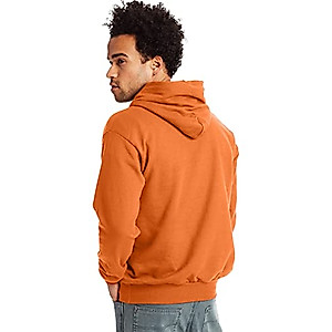 Hanes Men's Pullover EcoSmart Hooded Sweatshirt, Light Blue, Large