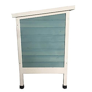 Seny Wooden Rabbit Hutch Bunny Cage Bunny Hutch W38 x D22.5 x H34