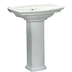 Washington 550 Pedestal Lavatory 8" Widespread