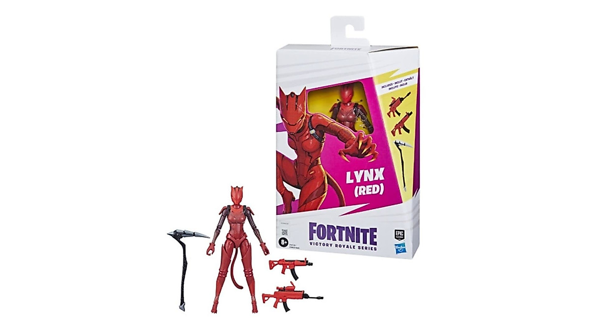 FORTNITE Lynx (Red) Collectible Action Figure - 6-Inch