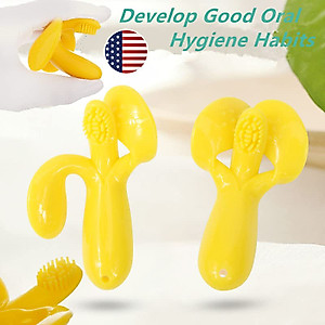 ROTK Baby Teething Toys, Freezer BPA Free Silicone Baby Teether Chew Toys, Baby Gifts for Girls Boys- Newborn Infant Toys