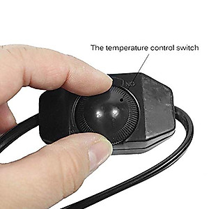 KABASI Reptile Heating Pad, 20W 16.5x11 inch Waterproof Reptile Heat Pad Under Tank Terrarium with Temperature Control, Safety Adjustable Reptile Heat Mat for Turtle, Tortoise, Snakes, Lizard, Gecko