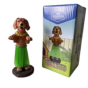 Franchise Figurine Company Hula Dog Dashboard Doll Car Accessories Bobblehead for Van Life and Beach Creations | German Shepherd | Golden Retriever | Labrador Retriever (Golden Retriever)