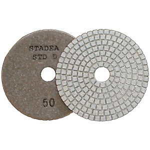 STADEA 4" Diamond Wet Polishing Pads for Wet Polisher Concrete Stone Polishing: Grit 30 grinding wheel