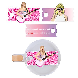 BAISHIDA 3pcs Name Plate for Sta.nley Name Tag Singer Tay 30oz Accessories for tumbler Singer Tumbler Topper Lid-A