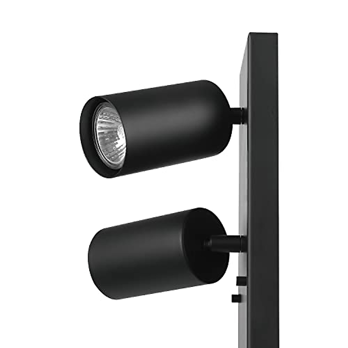 Globe Electric 51845 2-Light Plug-in or Hardwire Wall Sconce, Matte Black, in-Line On/Off Switch, Wall Lighting, Wall Lights for Bedroom, Kitchen Sconces Wall Lighting, Home Décor, Bulb Not Included