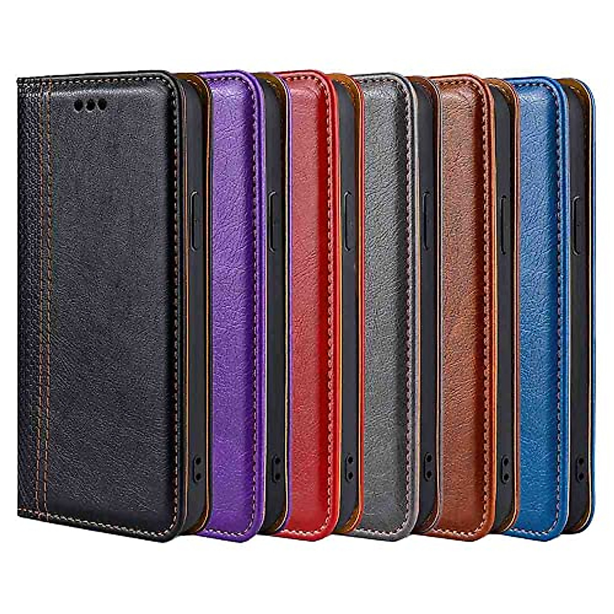 YOUKABEI MojieRy Phone Cover Wallet Folio Case for TRANSSION INFINIX X655C, Premium PU Leather Slim Fit Cover for INFINIX X655C, 1 Card Slot, Exact Cutouts, Brown