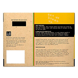 Marley Coffee,Get Up, Stand Up, Single Serve RealCup Organic Light Roast for Keurig K-Cup Brewers, 96 Count