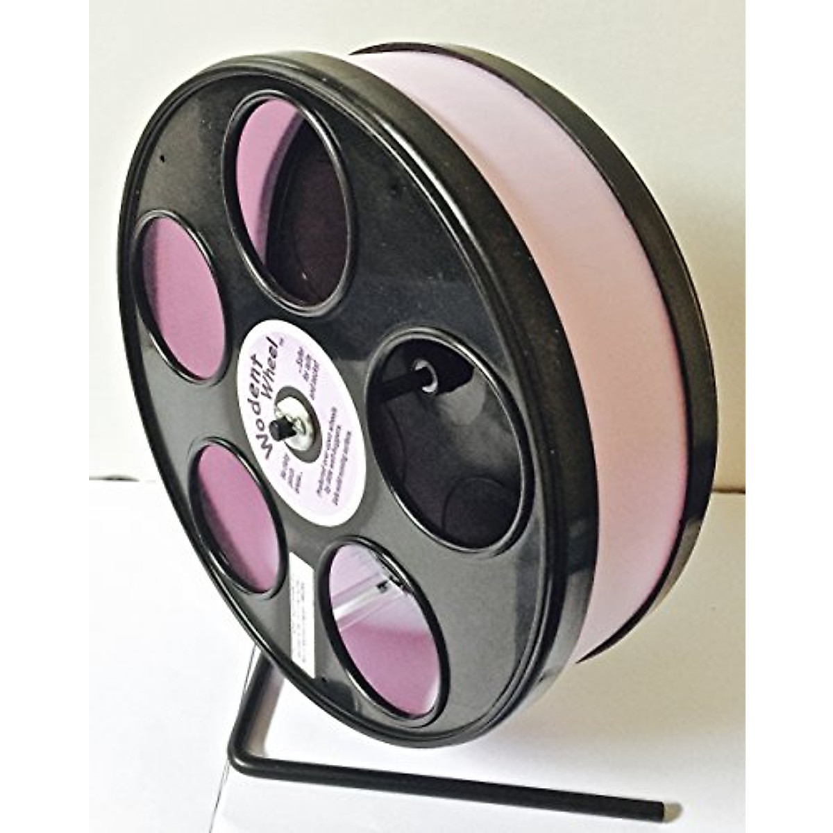 8" WODENT Wheel for Small Animals Lavender W. Black Panels