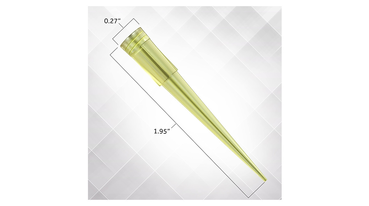 200ul Pipette Tips - 1000 pcs Universal Lab Tips, DNase/RNase Free