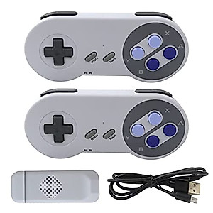 4K 2.4G Wireless HD TV Video Game Console 1500+Built-in Games+ Retro Gamepads