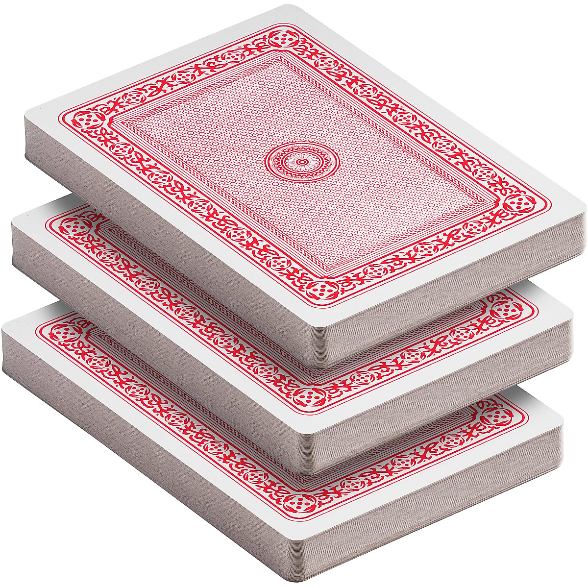 Jumbo Large Playing Cards - (3 Decks) Big 5 x 7 Inch Giant Deck of Cards Huge Playing Cards Poker Playing Cards for Casino Theme Party Decorations Game Night and Magic Supplies
