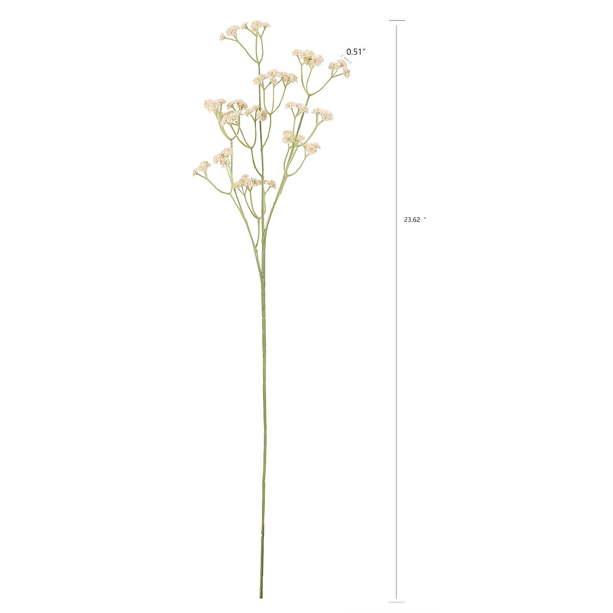 Duovlo 10pcs Babies Breath Flowers 23.6" Artificial Gypsophila Bouquets Real Touch Flowers for Wedding Home DIY Decor
