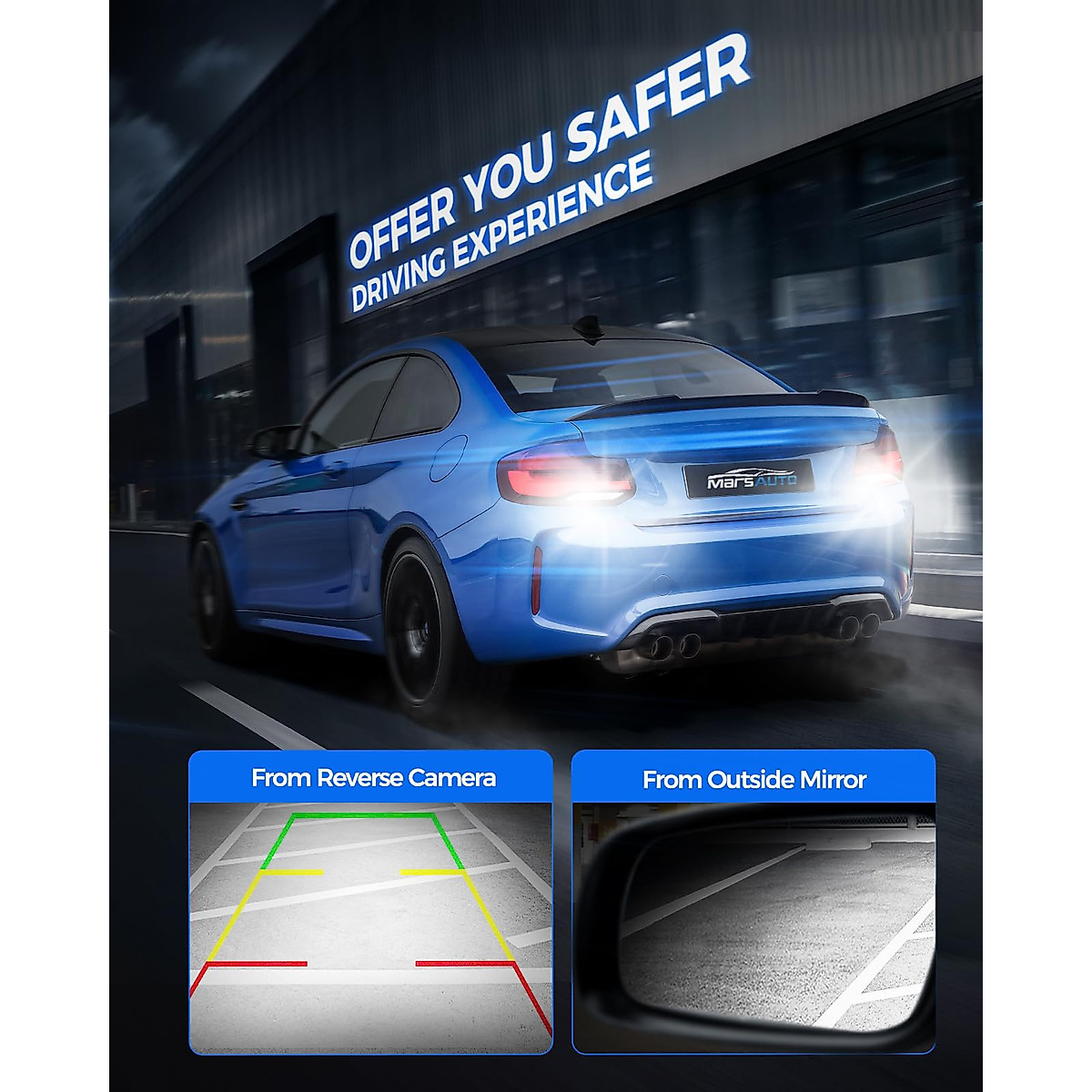 Marsauto 2024 New Upgrade 921 912 LED Bulbs, T15 for Reverse Backup Light, W16W 906 904 902 922 Truck Cargo Light Bulb, 2800Lumens 500% Brighter Super Bright Light 6000K Xenon White, Pack of 2