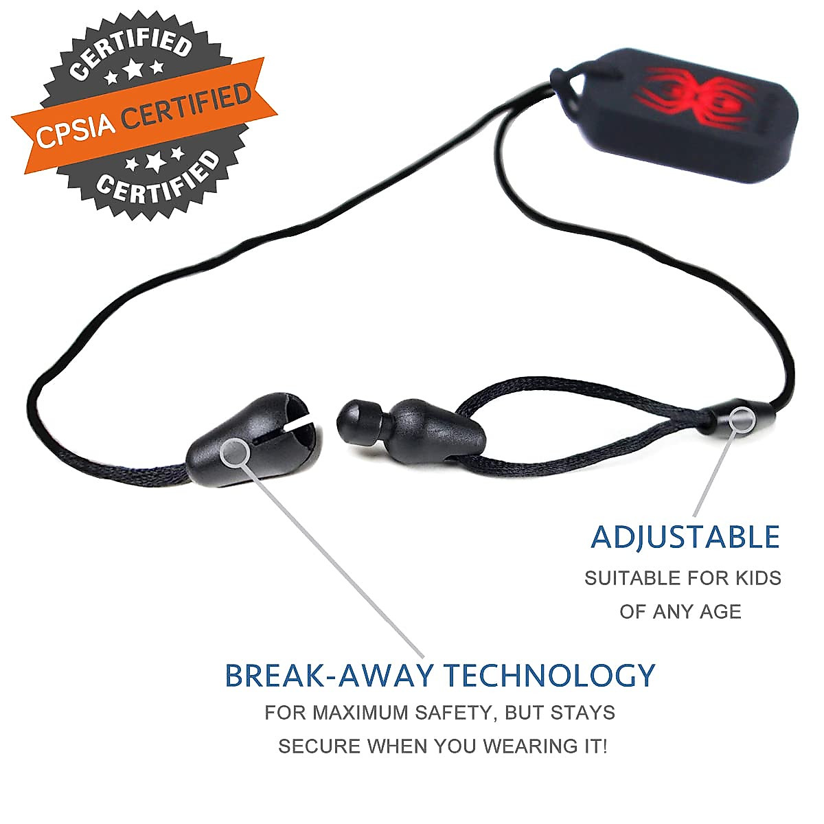 Spider Sensory Chew Necklace for Kids, Boys or Girls (3 Pack) - Chewing Necklace Teething Necklace Teether Necklace Chew Toys - Teething Toys Designed for Chewing, Autism, Autism Sensory Teether Toy