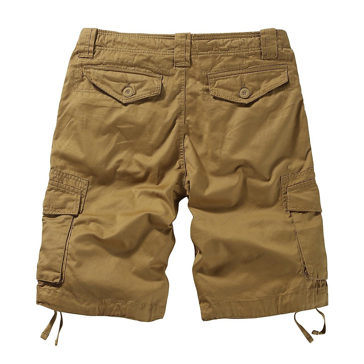 Match Men's Twill Comfort Cargo Short Without Belt #S3612 (Label Size 4XL/40 (US 38), Khaki)