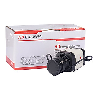 Vanxse CCTV Mini HD 1/3 CCD 960h Auto Iris 1000tvl 2.8-12mm Varifocal Lens Bullet Box Security Camera Indoor/Outdoor Surveillance Camera