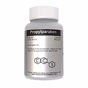 CCS CONSOLIDATED CHEMICAL & SOLVENTS Propyl Paraben High Purity Preservative (500 Grams)