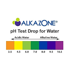 Alkazone Alkaline Water Drops, 1.25 fl oz, Makes 20 Gallons of Alkaline Water and PH Test Striips