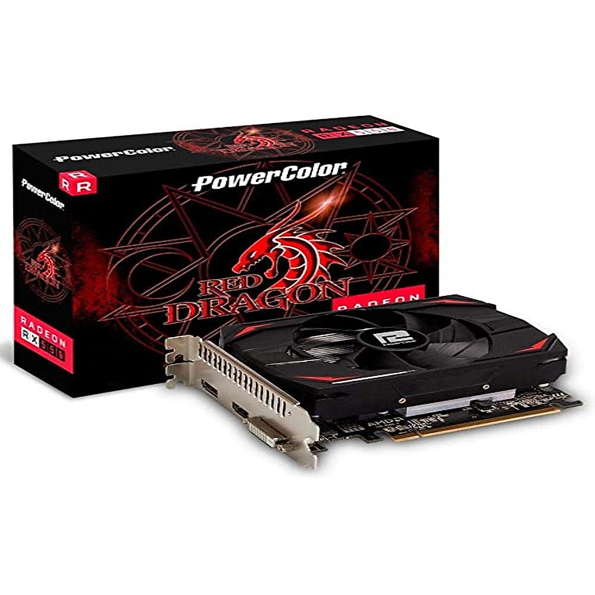PowerColor AMD Radeon RX 550 4GB Red Dragon Graphics Card