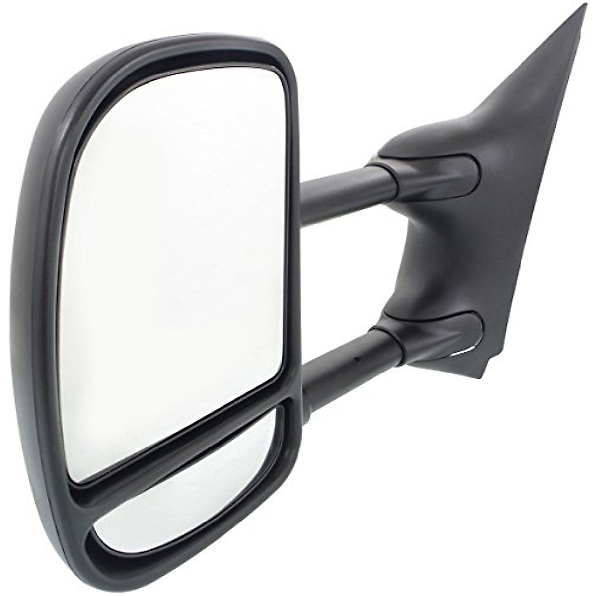 Garage-Pro Mirror Compatible with 2002 Ford E-150 Econoline, E-250 Econoline, E-350 Econoline Club Wagon and E-450 Econoline Super Duty Towing, Driver Side, Manual Glass
