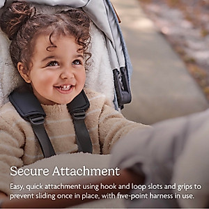 UPPAbaby CozyGanoosh Footmuff / Easily Attaches to UPPAbaby Strollers + RumbleSeat / Ultra-plush, Weather-Proof / Greyson (Charcoal Mélange)