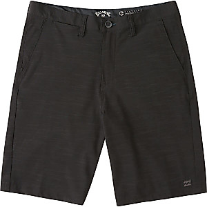 Billabong Men's Crossfire Slub Hybrid Short, Black 36