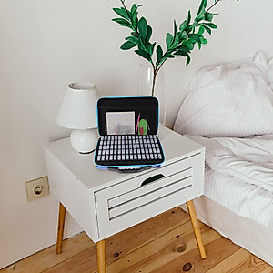 ULTNICE Portable Jewelry Organizer DIY Diamond Storage Box 80 Slot 5D Tools Box for Embroidery Craft Jewelry Beads Rhinestones Organizer Jewelry Organizer Clear