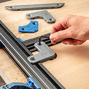 Juice Groove Router Jig for Cutting Board Up to 18” x 18” - Adjustable Juice Groove Jig w/Corner Radius Guides - Versatile Variable Router Jig - Easy-to-Use Router Guide for Perfect Grooves