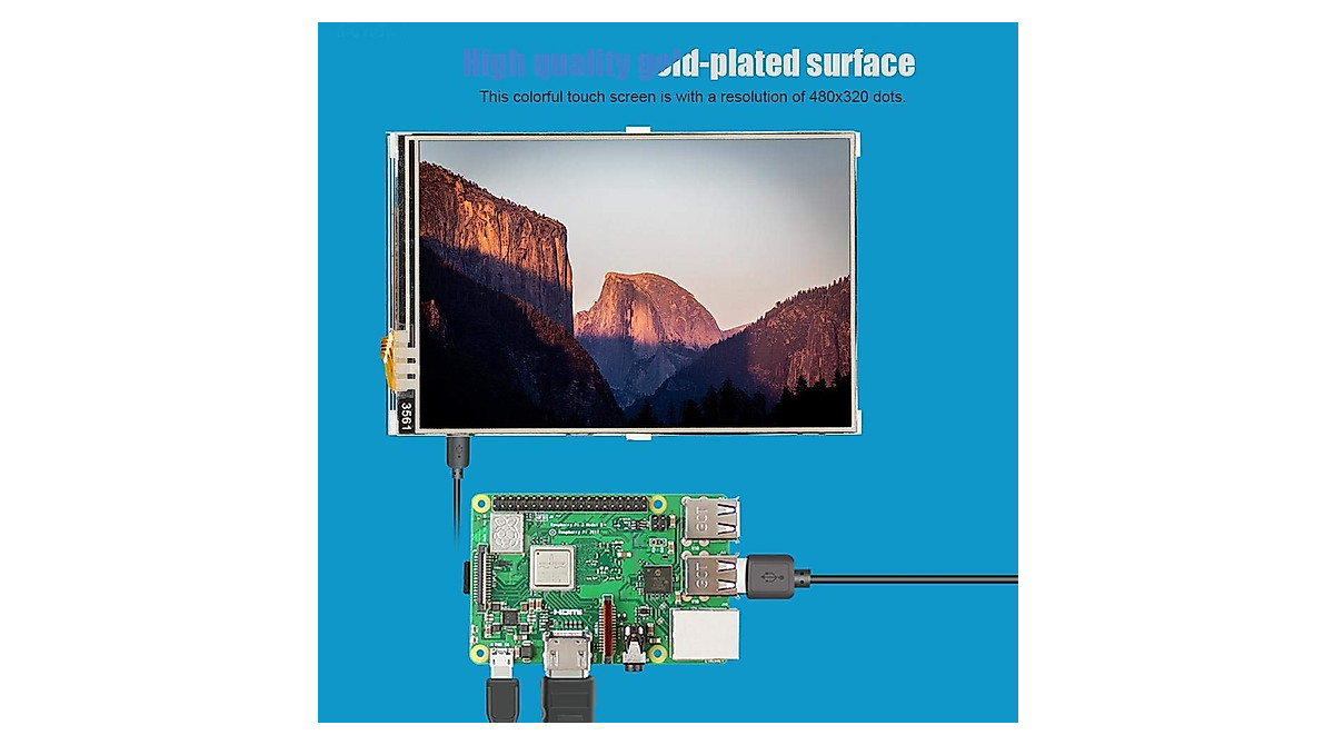 Yoidesu 3.5-inch Colorful Touchscreen for, HDMI LCD IPS Touch Screen ...