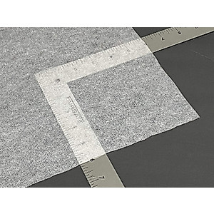 Fusible White LIGHTWEIGHT to Medium Interfacing. Stabilizer Prevents Sagging in Unstable Fabric. Fuses to The Back of The Fabric Using Heat. Non-woven, Iron-on interface. 1 Yard x 60”. By Simple Store