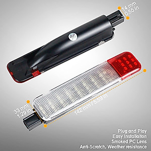 NDRUSH LED Interior Door Light Door Panel Courtesy Warning Light Lamp Assembly Compatible with 1999-2006 Silverado/Sierra 1500 2001-2006 3500 2500 HD 1999-2006 Yukon 1995-1999 C1500 C2500 C3500