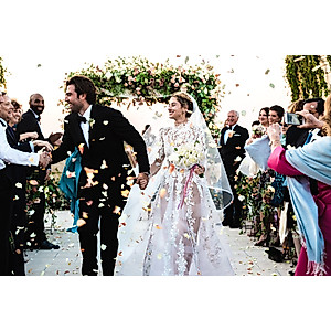 Artiflr Artificial Flowers Rose Bouquet 2 Pack Fake Flowers Silk Plastic Artificial White Roses 18 Heads Bridal Wedding Bouquet for Home Garden Party Wedding Decoration (White)