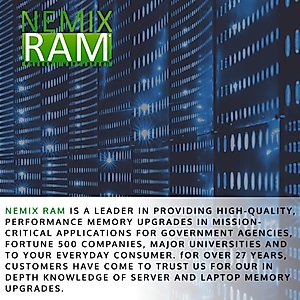 32GB (2x16GB) DDR3-1600MHz PC3-12800 ECC RDIMM 2Rx4 1.35V Registered Server Memory by NEMIX RAM