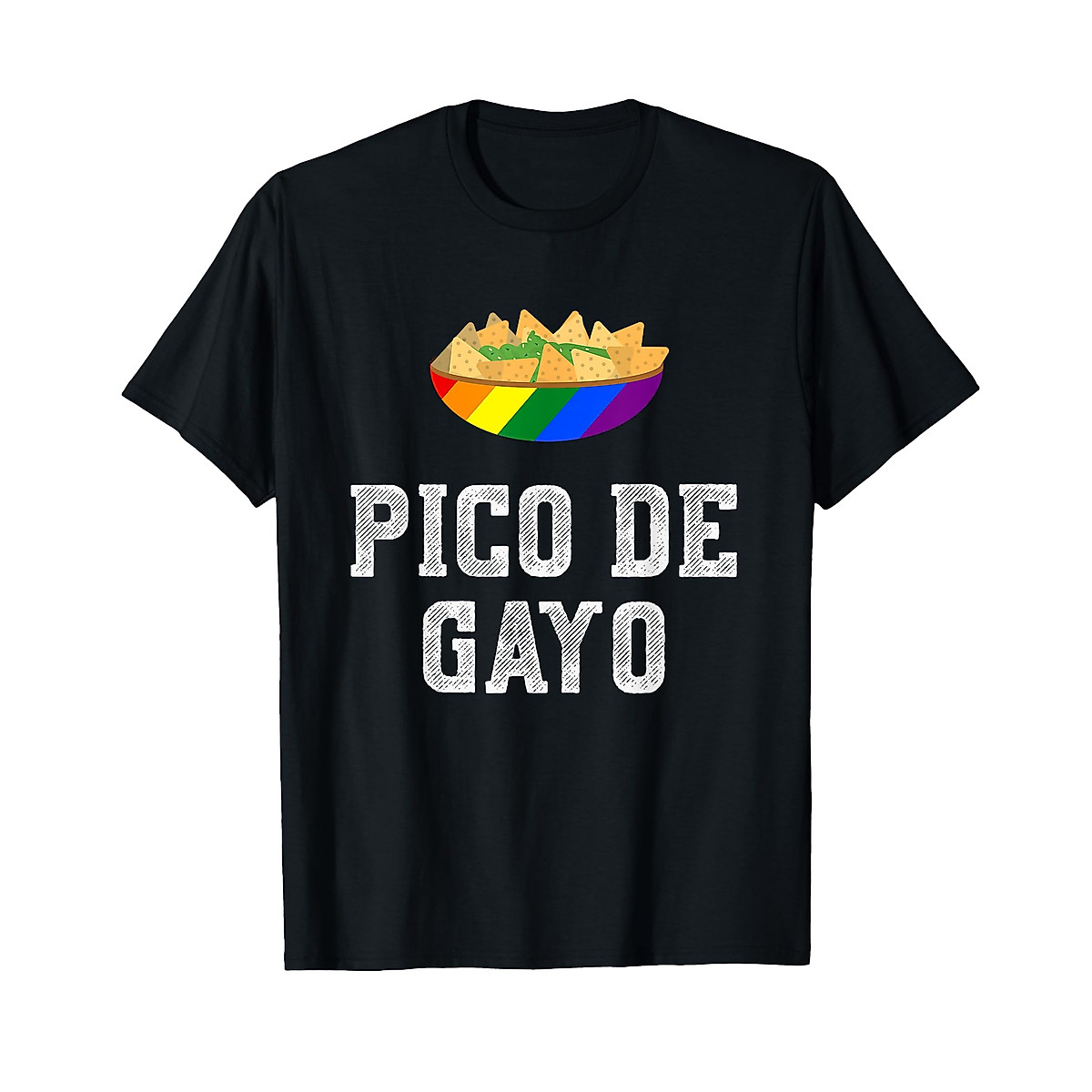Pico De Gayo LGBT Rainbow T-Shirt - Gay Pride Funny Outfit