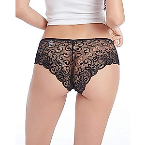 Wetopkim women daily underwear panties pack lace hipster lingerie thong pack of 5