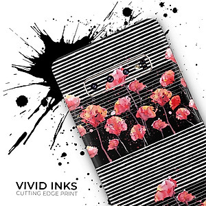 DesignSkinz Karamfila Watercolo Poppies V1 Protective Vinyl Decal Wrap Skin Cover Compatible with The Samsung Galaxy S20 (Screen Trim & Back Glass Skin)