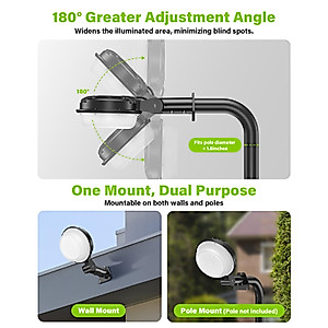 100W LED Flood Lights Dusk to Dawn Outdoor Lighting with Photocell, 15000LM Dimmable 100W/75W/50W LED Barn Light, 5000K, IP65 Waterproof LED Security Lights Area for Yard/Farmhouse/Garage/Porch/Street