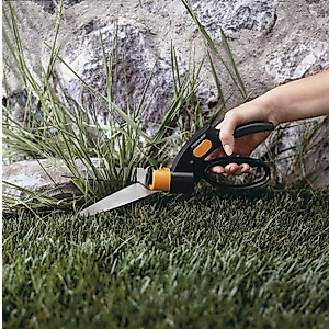 Fiskars 92146964J Garden, Shear Ease 360 Degree Swivel Grass Trimmer, Black