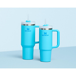 Stanley Quencher H2.0 Tumbler with Handle and Straw 30 oz | Flowstate 3-Position Lid | Cup Holder Compatible for Travel | Insulated Stainless Steel Cup | BPA-Free | Splash